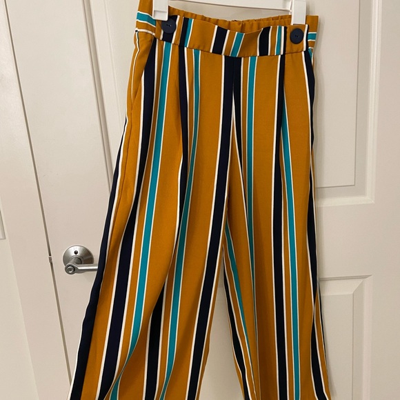 Zara | Pants & Jumpsuits | Brand New Zara Trf Collection Wide Leg High ...